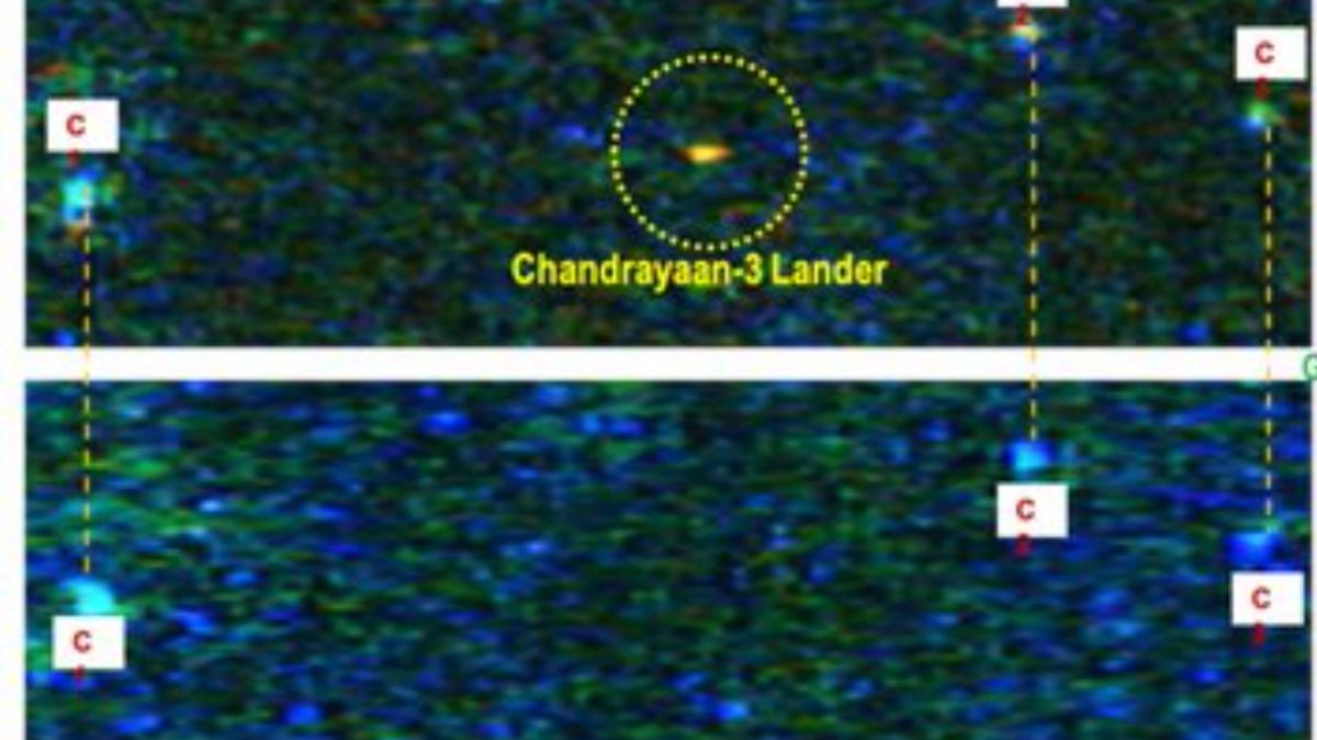 Chandrayaan-3: ISRO Shares Images Of Vikram Lander 'Resting' On Moon ... Chandrayaan-3: ISRO Shares Images Of Vikram Lander 'Resting' On Moon ...